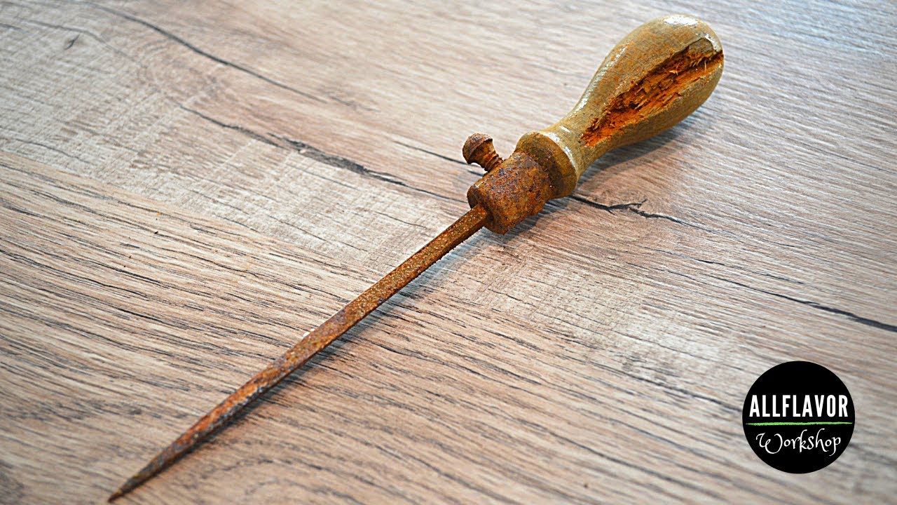 1930s Rusty Sewing Awl Restoration | Tool Restoration - YouTube