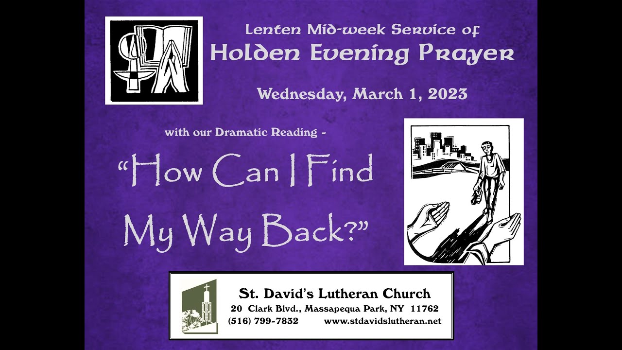 Lenten Evening Prayer - Week #1 - YouTube