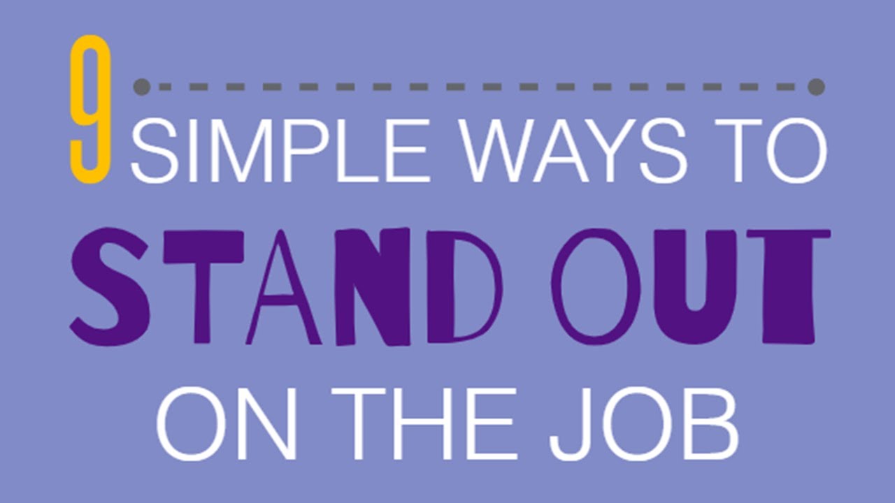 9 Simple Ways to Stand Out on the Job Trailer - YouTube