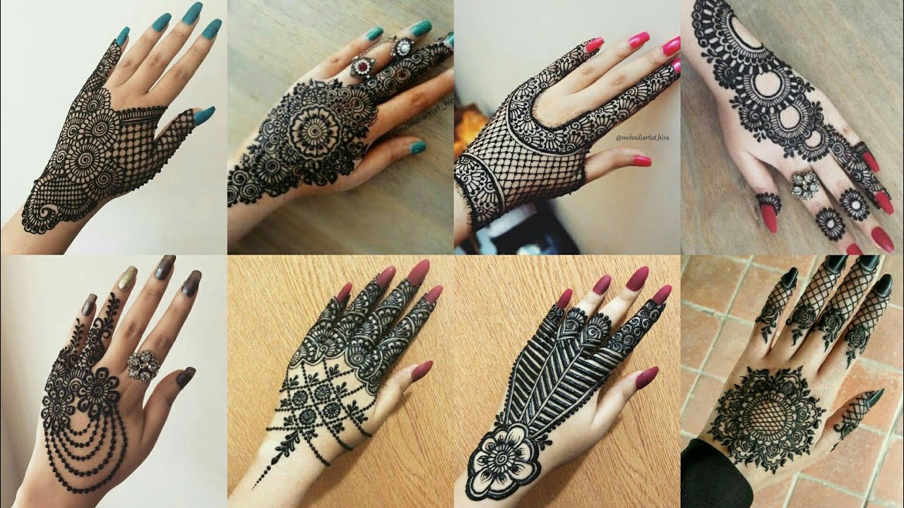 Trendy And Stylish New Mahendi Designs For Girls And Women's - YouTube