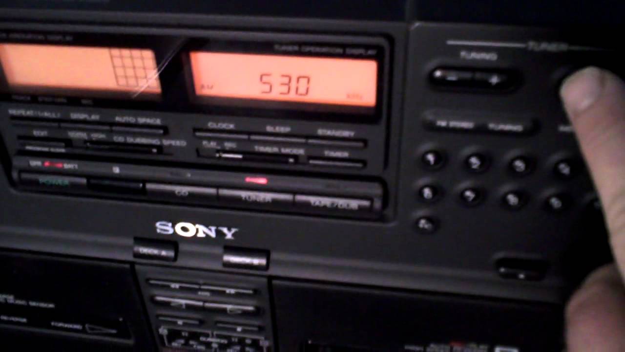 Sony CFD-770 Boombox - YouTube