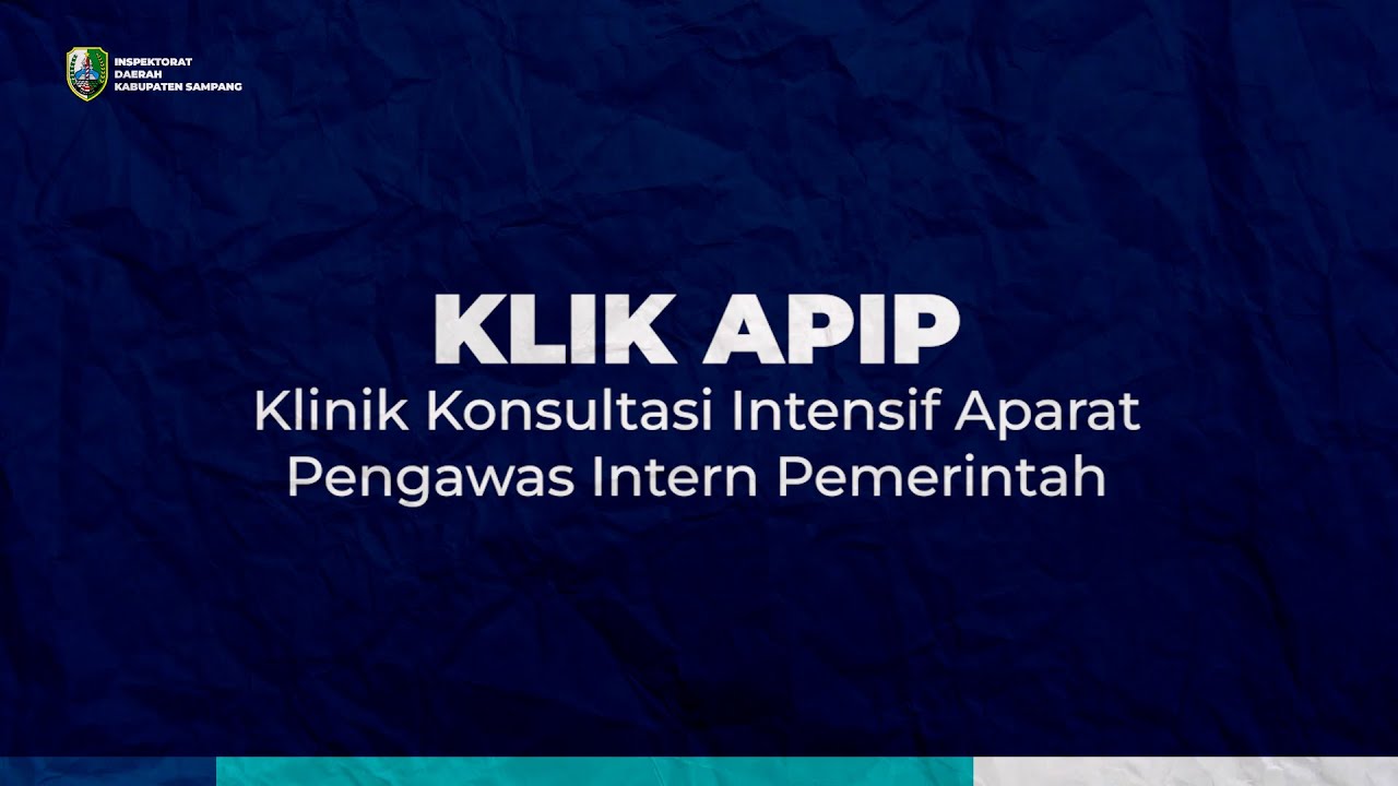 INOVASI KLIK APIP INSPEKTORAT DAERAH SAMPANG - YouTube