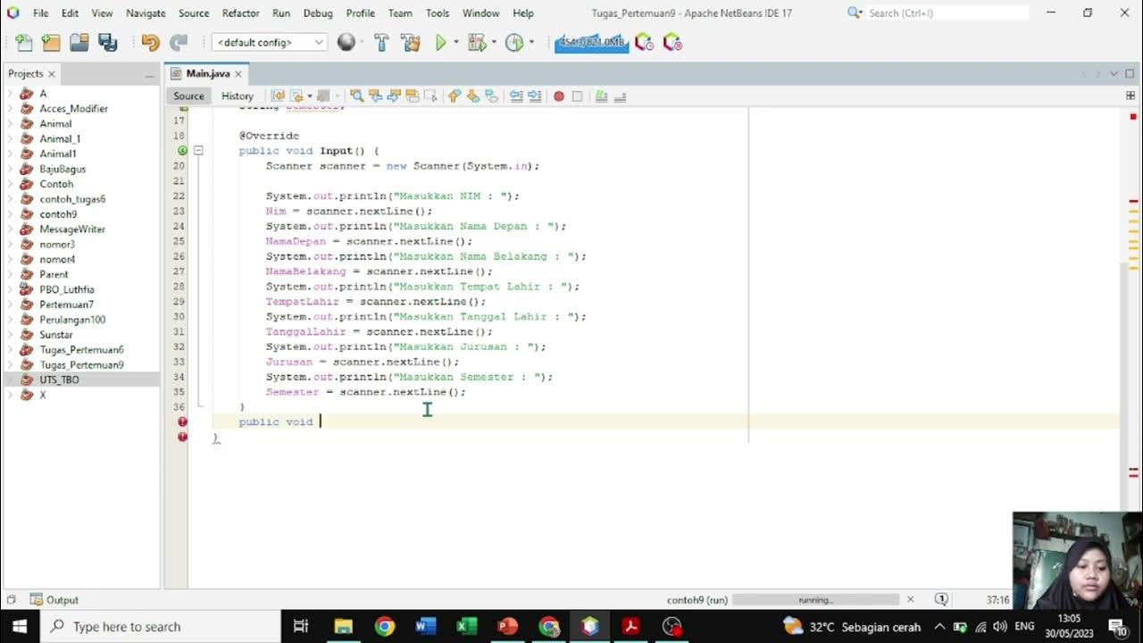 Tugas 9 Prak. PBO || Java Interface - YouTube