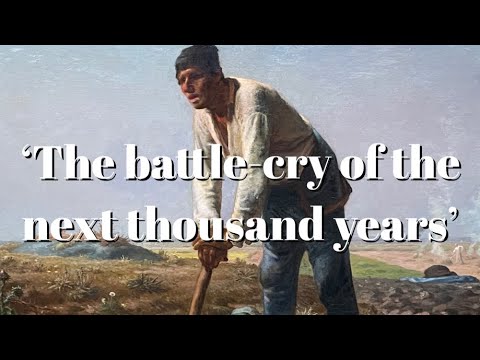 The Man with the Hoe by Edwin Markham, Oregon Poet Laureate (footage of ...