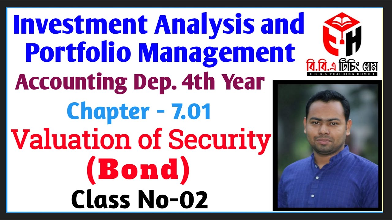 Valuation of Security Bond || Investment Analysis and Portfolio ...