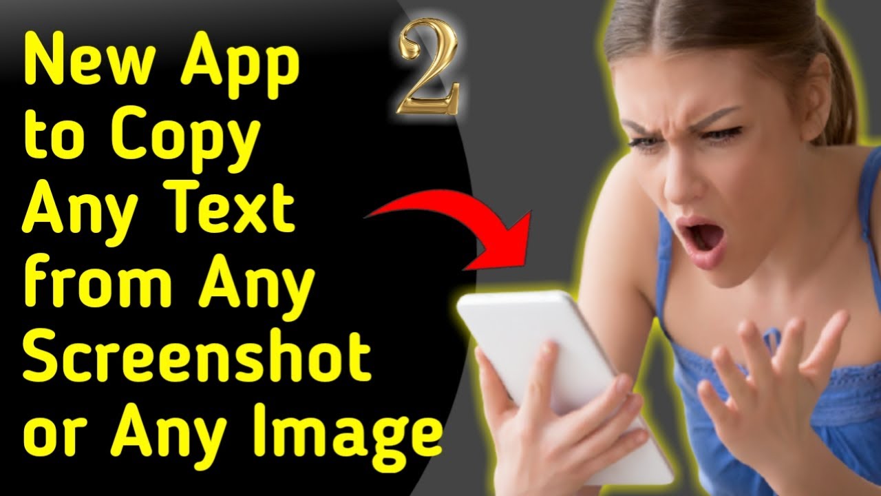 How to Copy Anything from Any Image & Screenshots . Secret Application ...