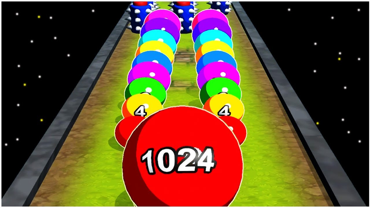 2048 Ball - Color Ball Run - Gameplay Walkthrough - Max Levels (Lvl 101 ...