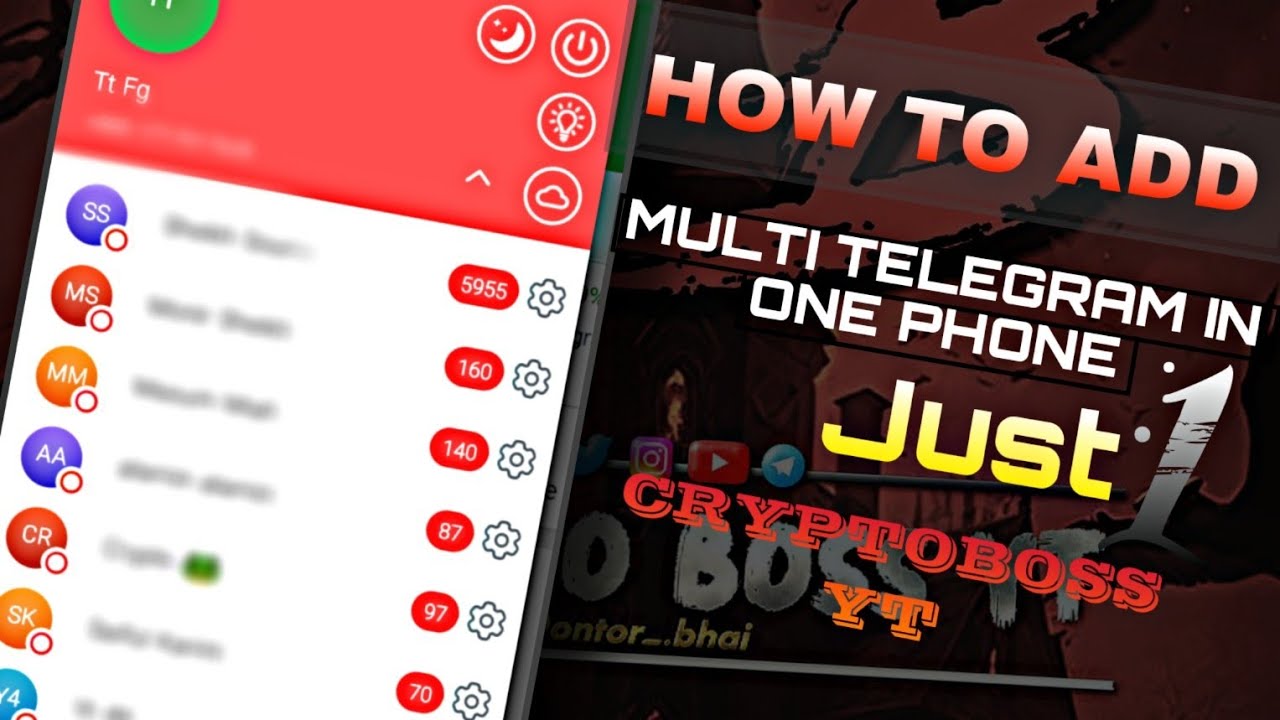 HOW TO KEEP MULTIPLE TELEGRAM IN ONE PHONE 😲| KEEP 100+ TELEGRAM 2024 💵 ...