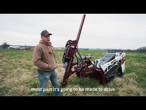 FP150 Post Driver for Mini Skid Steers | Full Demo with Farm Fence Solutions