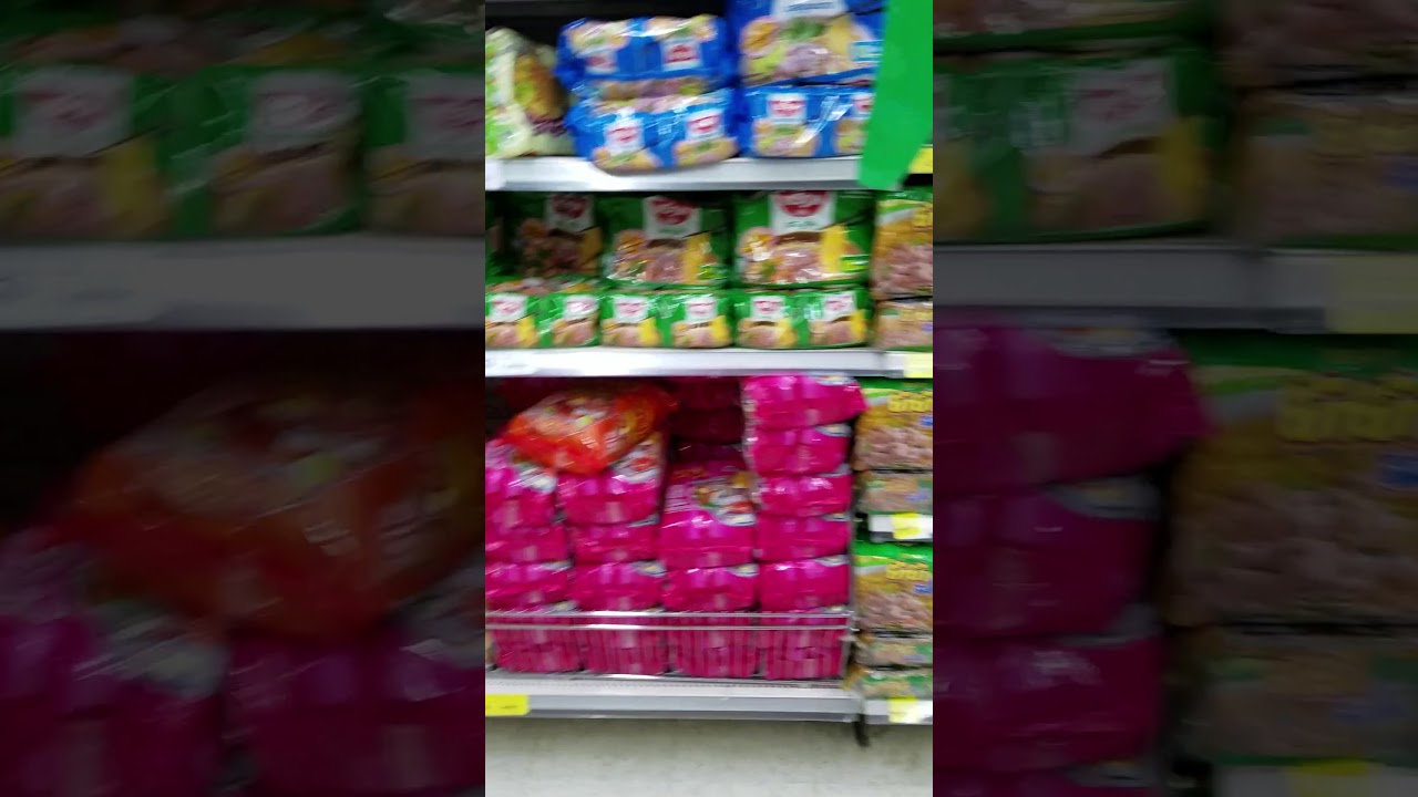 Amazing Instant Noodle Shelf In Thailand :D - YouTube