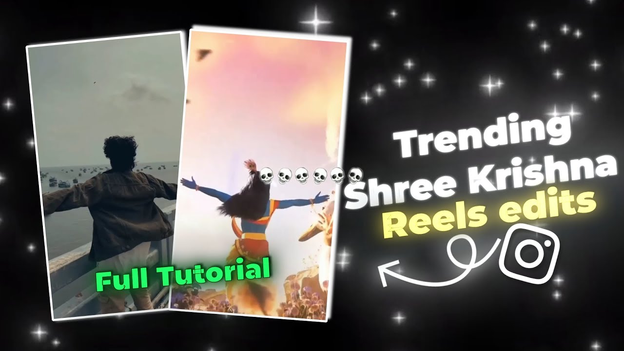 Trending Krishna Reels Tutorial||Krishna Reel editing||Instagram ...
