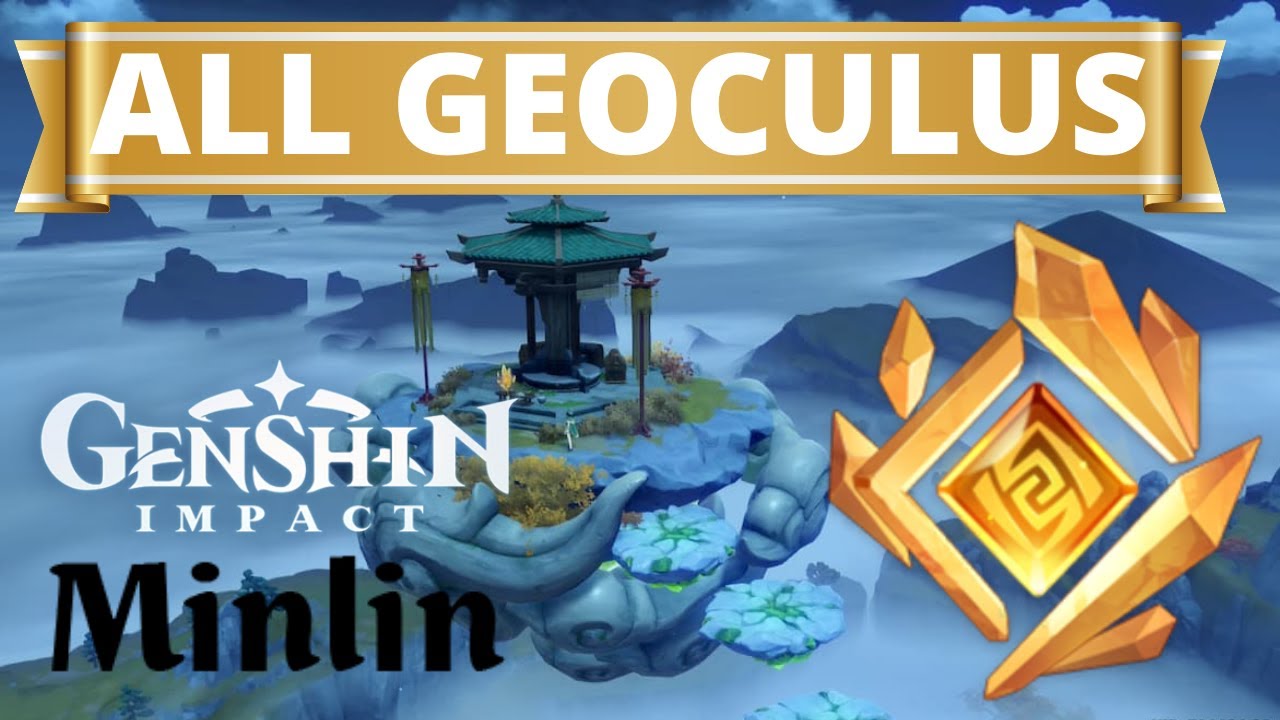 How To Find All Geoculus In Minlin Area Genshin Impact - YouTube