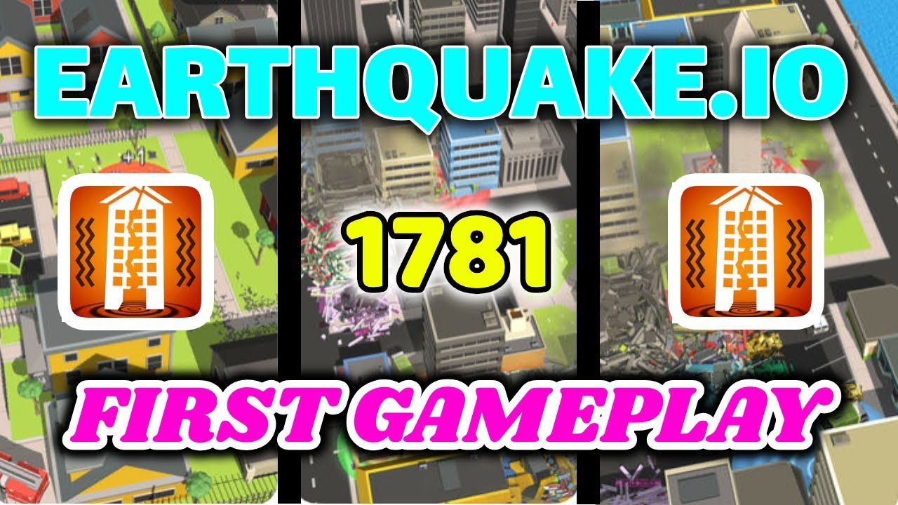 EARTHQUAKE.IO FIRST GAMEPLAY AND HIGH SCORES (IOS) - YouTube