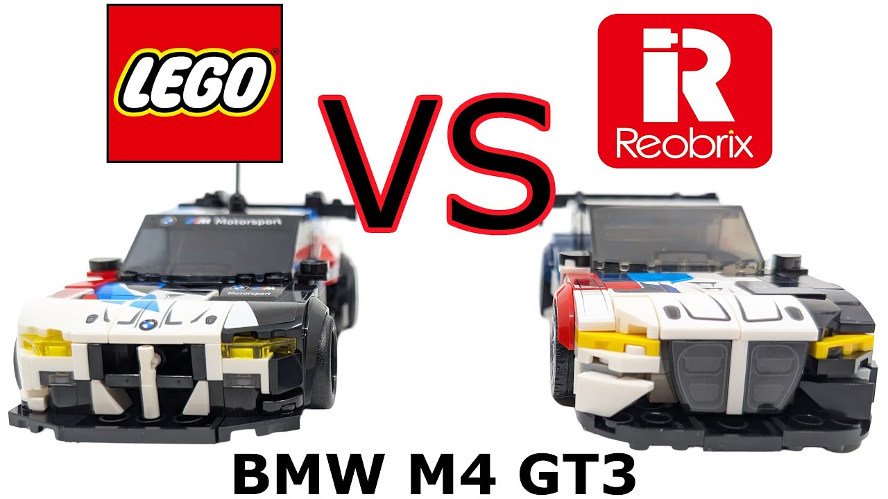Der ultimative Vergleich: LEGO vs. REOBRIX BMW M4 GT3 ! #lego #reobrix ...