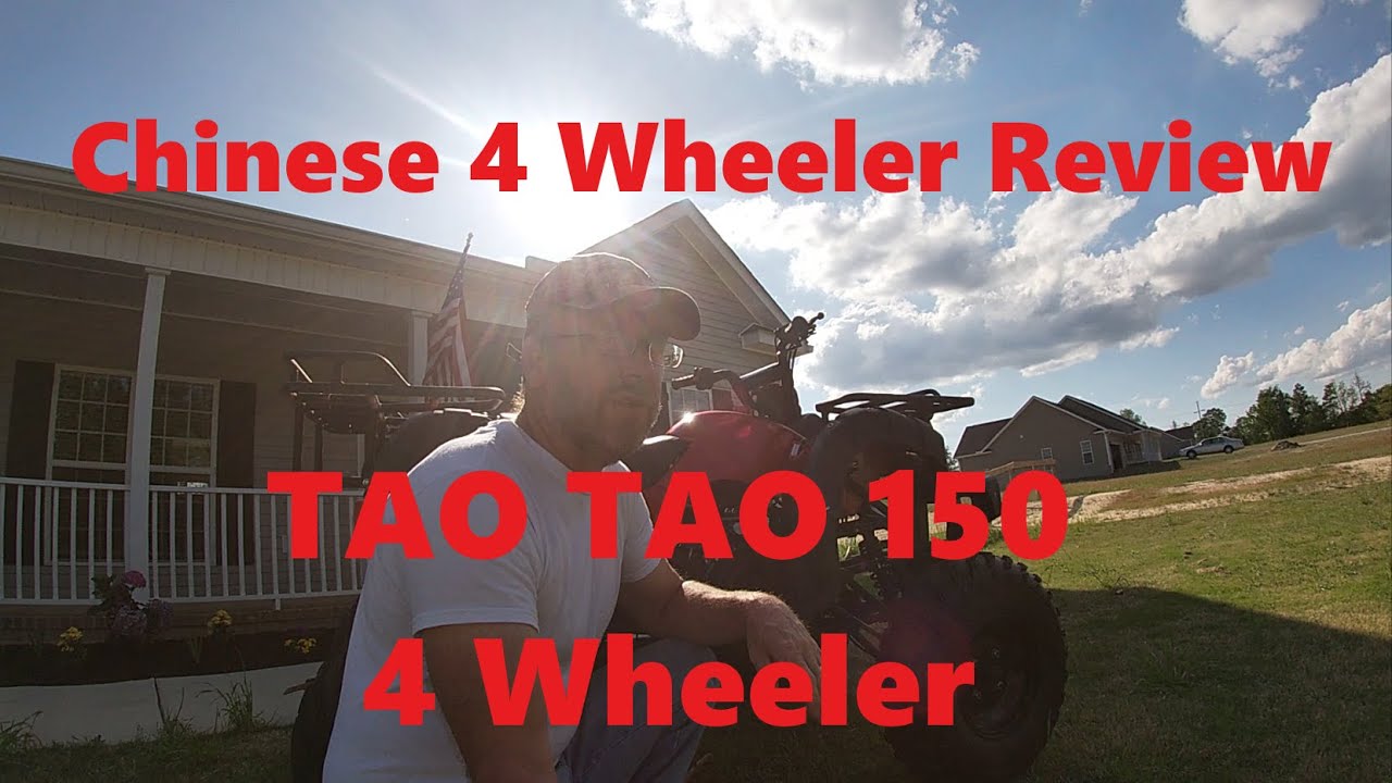 TAO TAO 150 Chinese 4 Wheeler Review - YouTube