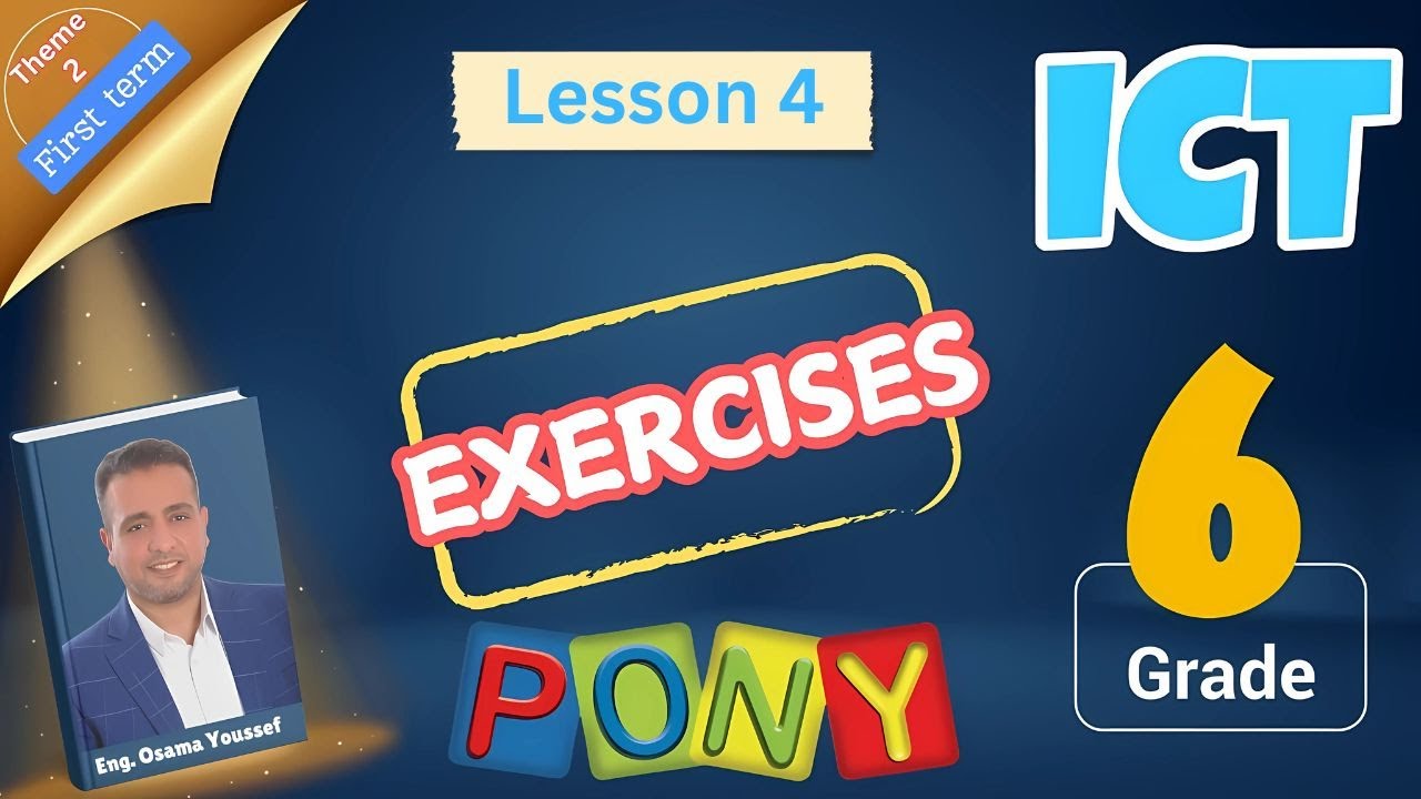 ICT grade6 Theme2 Lesson4 Exercises - YouTube