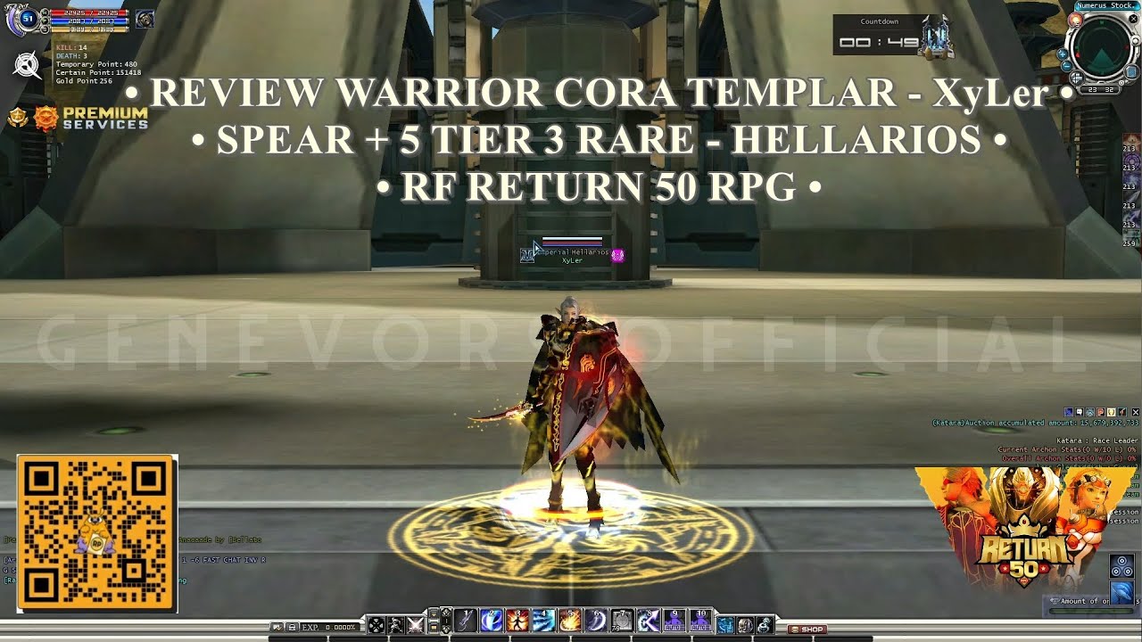 REVIEW WR TEMPLAR - XyLer - CHAR 50JUTA++ • SPEAR + 5 TIER 3 RARE ...
