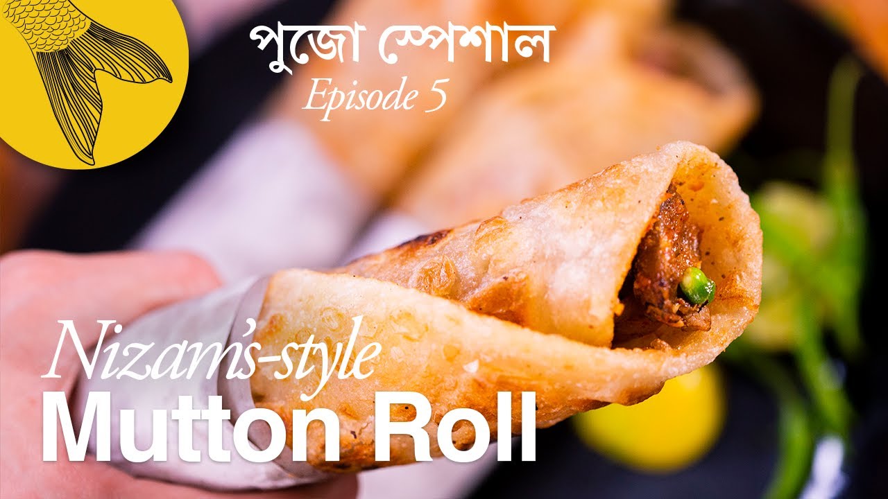 Mutton roll recipe, Nizam's style—with perfect mutton kathi kabab ...