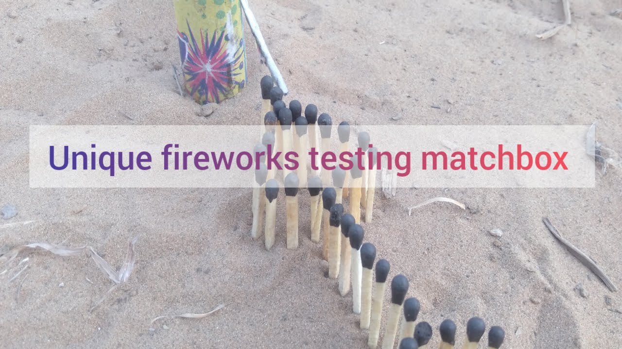 Unique fireworks testing matchbox @Technicalpintu-vs5jb - YouTube