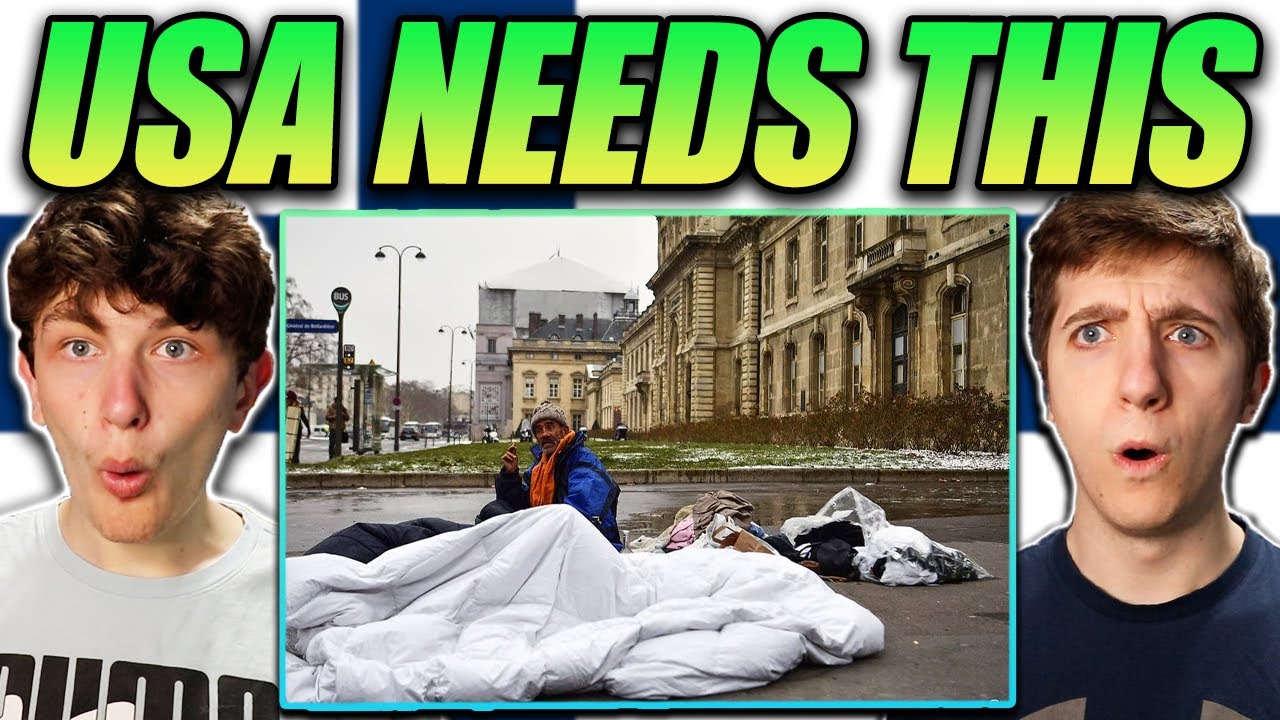 Americans React to How Finland Found A Solution To Homelessness - YouTube