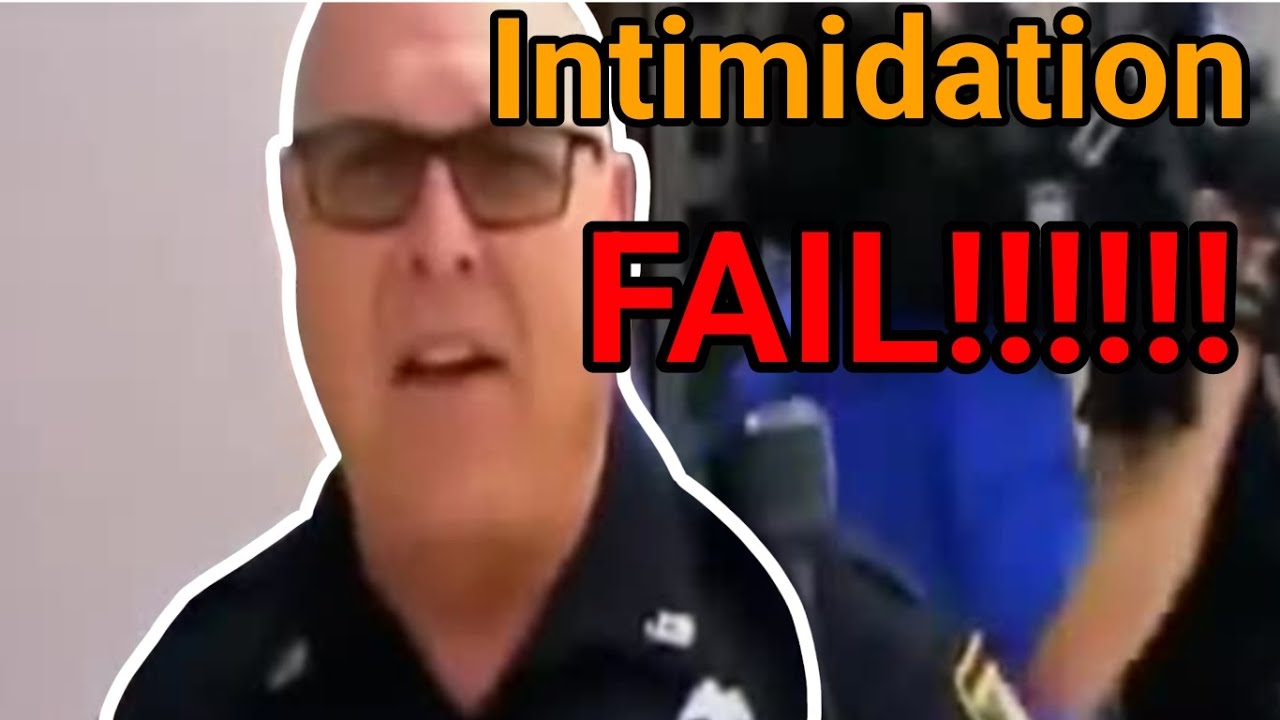 This guy has immunity from pigs intimidation tactics!!!! - YouTube