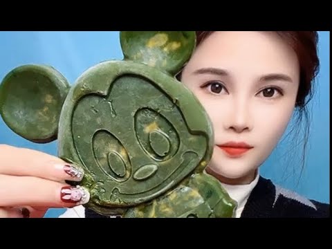 【ASMR】GREEN JUICE & SUGAR ICE & PASSION FRUIT & CRUNCHI GREEN JUICE ...