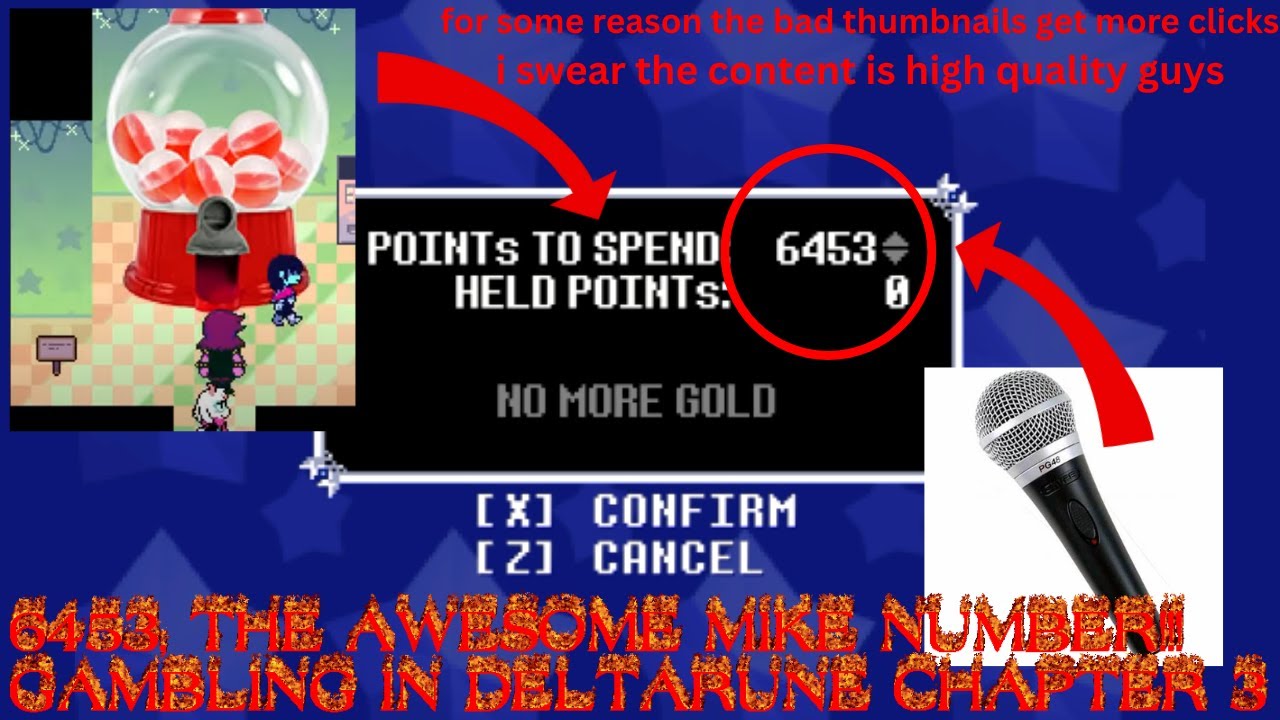 What happens if you pay 6453 points for the ball machine? | DELTARUNE ...