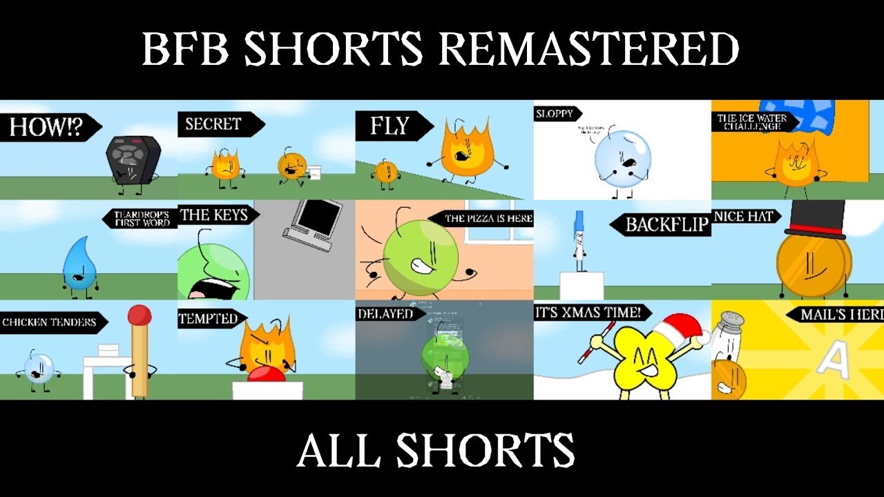 BFB Shorts Remastered: All Shorts - YouTube