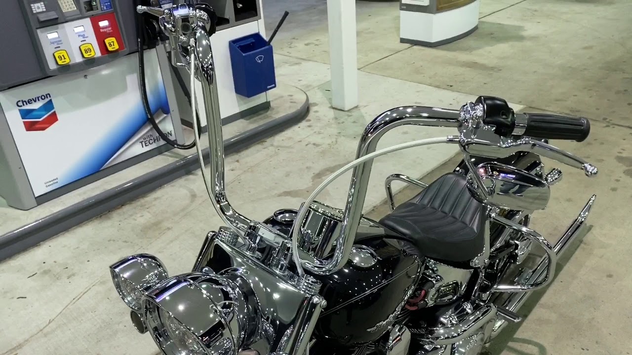 2016 Softail Deluxe - Long Beach Custom Bagger Build - YouTube