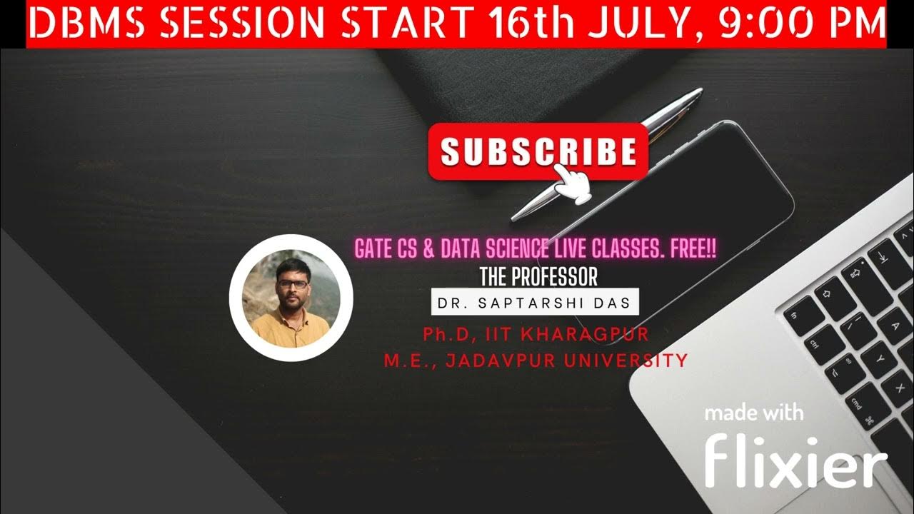 DBMS Sessions Start 16th June, 9:00 PM - YouTube