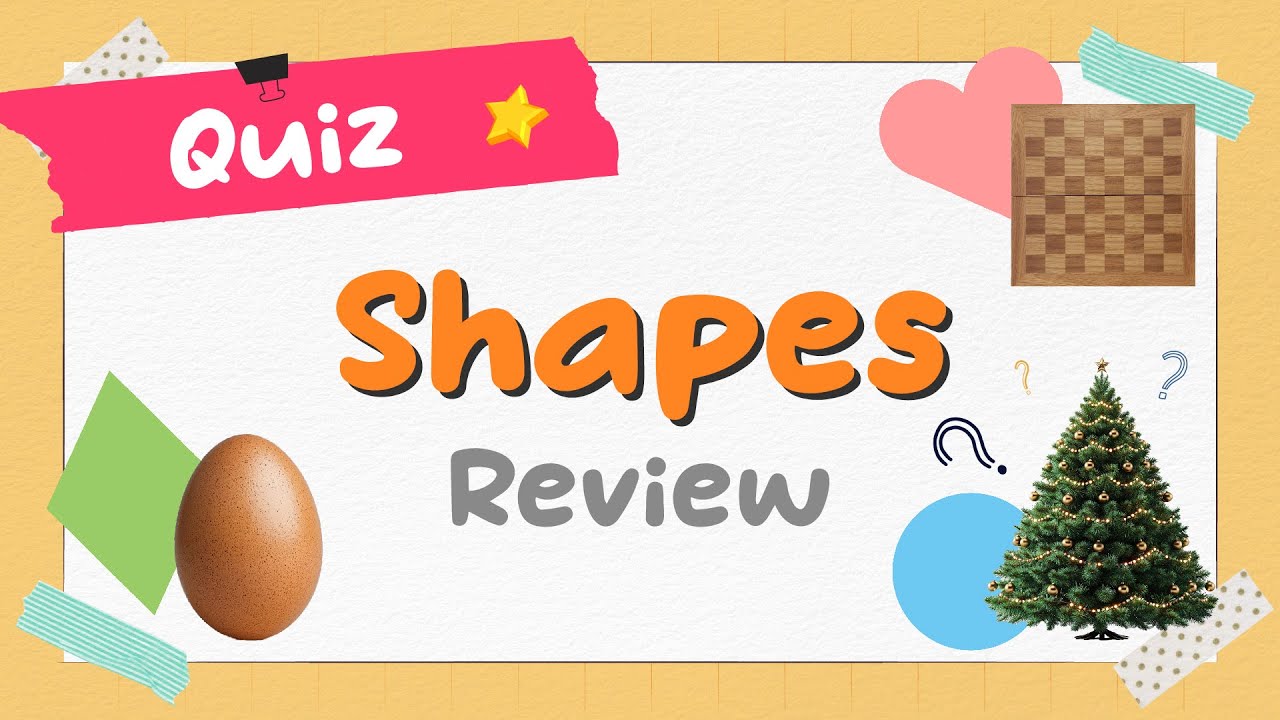 🟩Shapes (Review)🔴 | Vocabulary Revision Game | Kindergarten English ...
