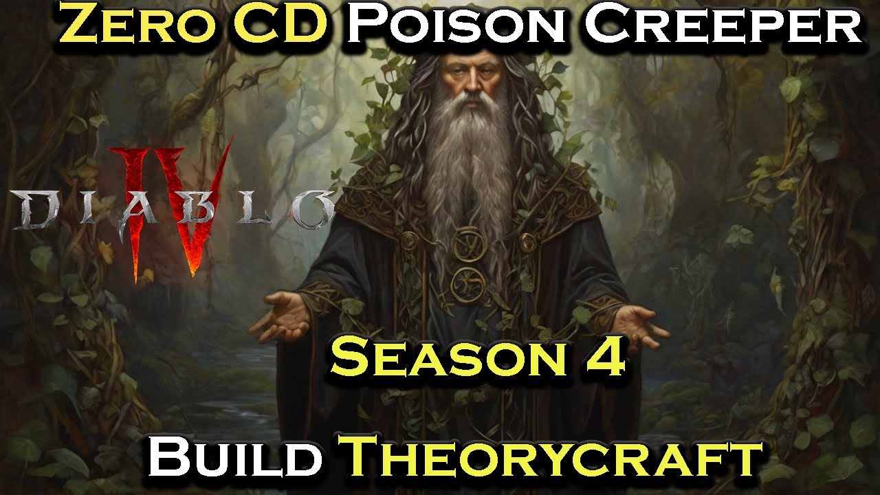 200% Move Speed Turbo Poison Creeper Spam Build! Diablo 4 Season 4 ...
