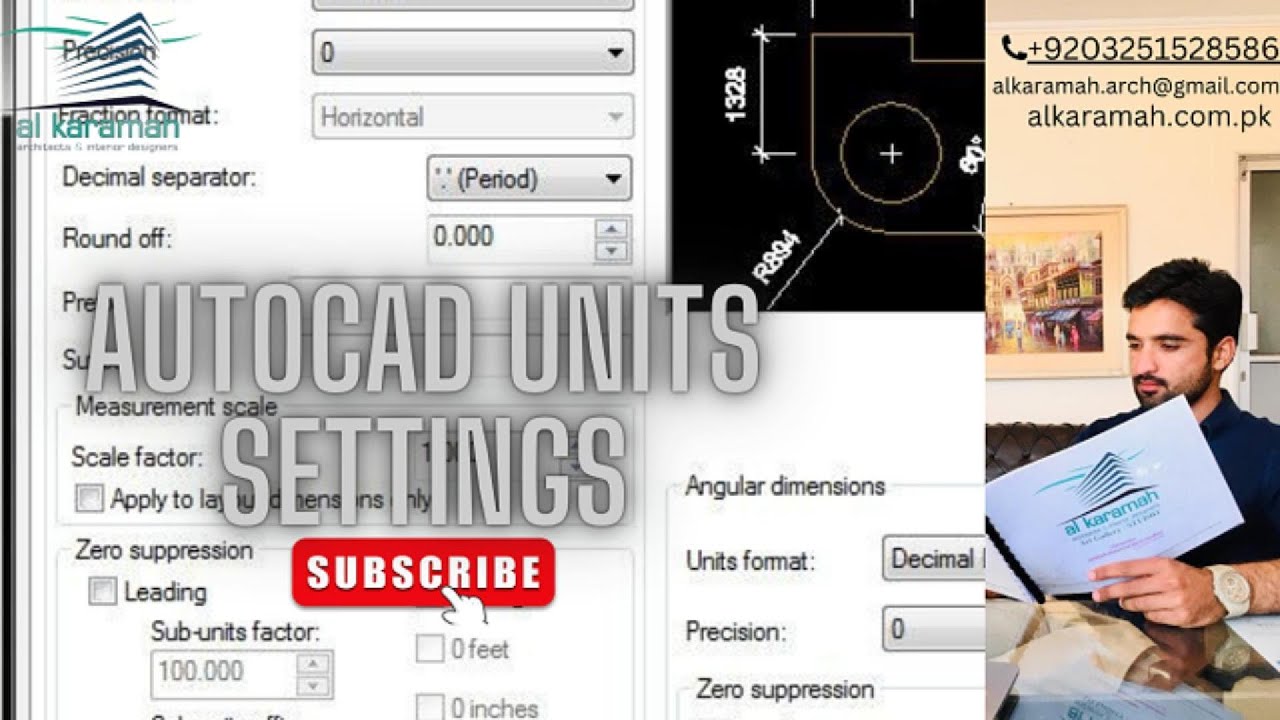 AUTOCAD UNITS SETTING DECIMLE & ARCHITECTURE & ENGINEERING.# ...