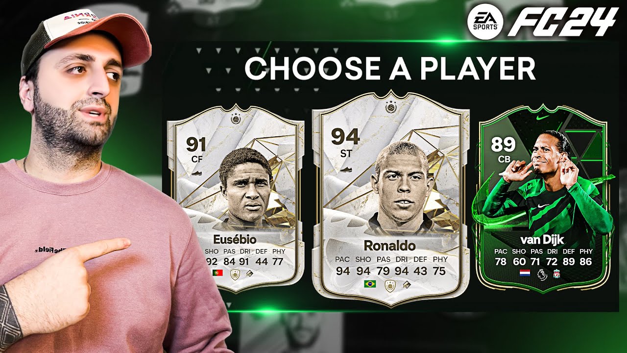 FC 24 FUT DRAFT #1 ICON RONALDO & EUSEBIO - YouTube