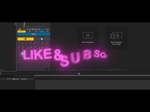 FREE TEXT ANIMATION PRESET, AFTER EFFECTS! - YouTube