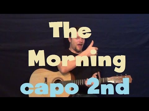 The Morning (The Weeknd) Easy Strum Guitar Lesson How to Play Tutorial ...