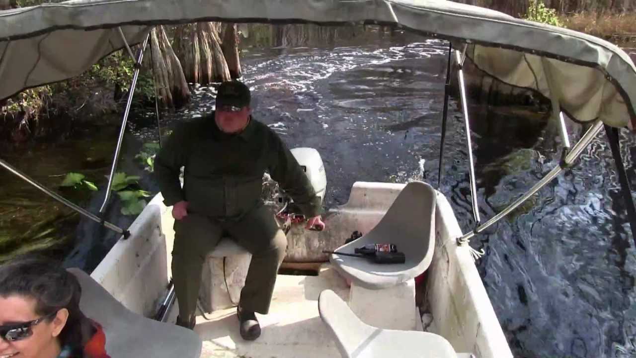 Stephan C. Foster State Park Boat Tour - YouTube