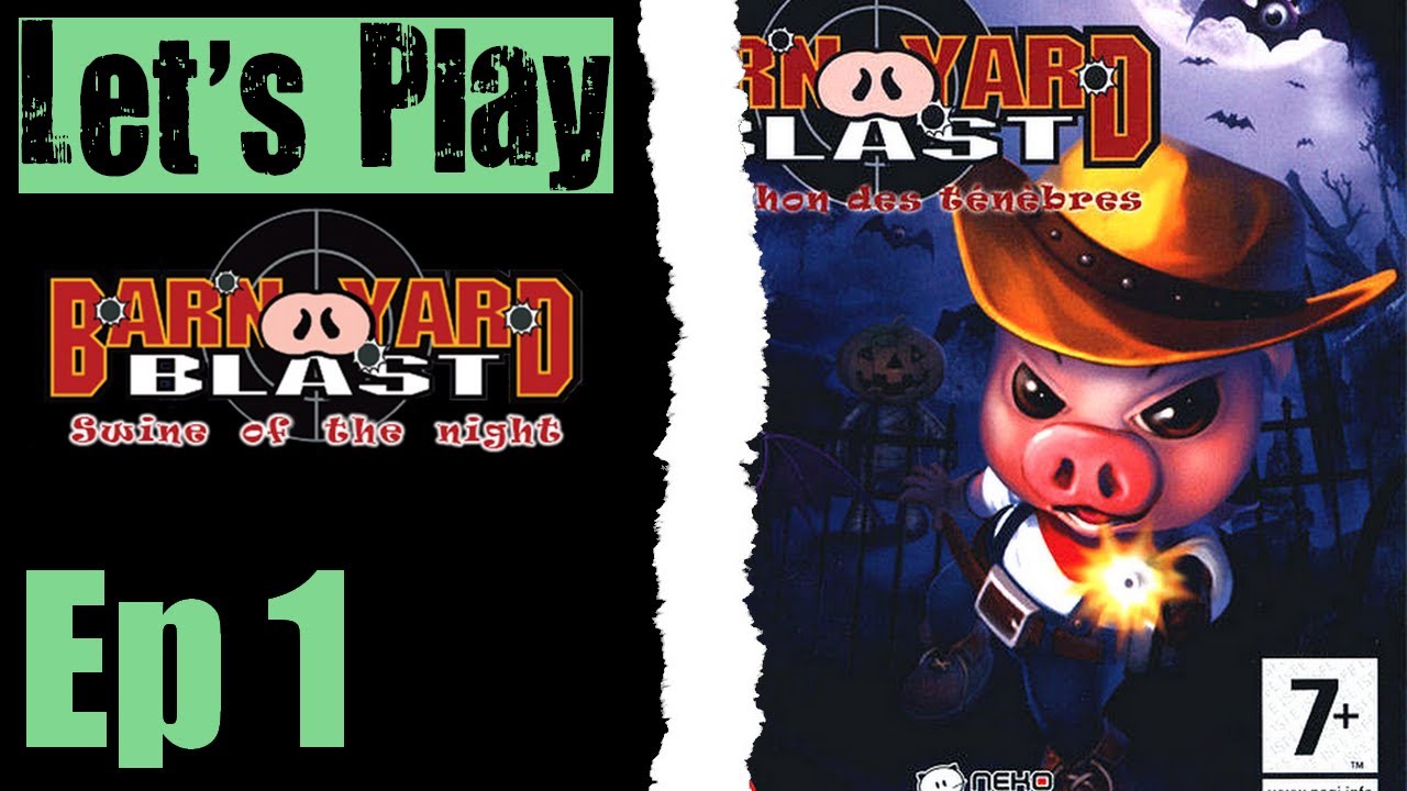 Let's Play Barnyard Blast - 01 A Night Walk In The Graveyard - YouTube