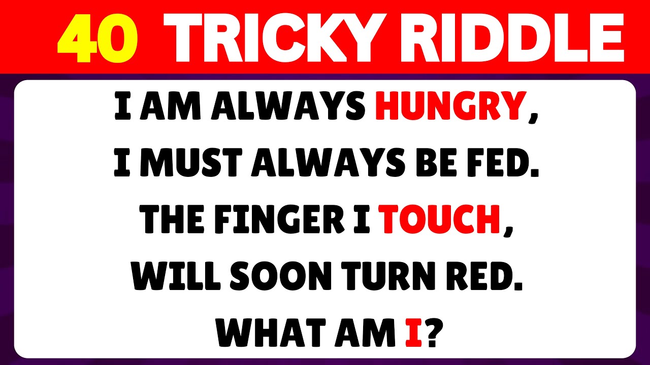 "40 Mind-Bending Riddles PROVE You're a Genius! 🤔🔍 Can You Solve Them ...