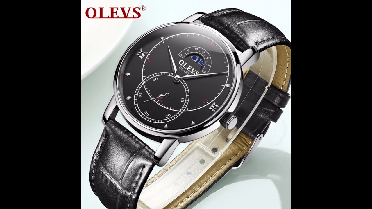 OLEVS watches top brand luxury - YouTube
