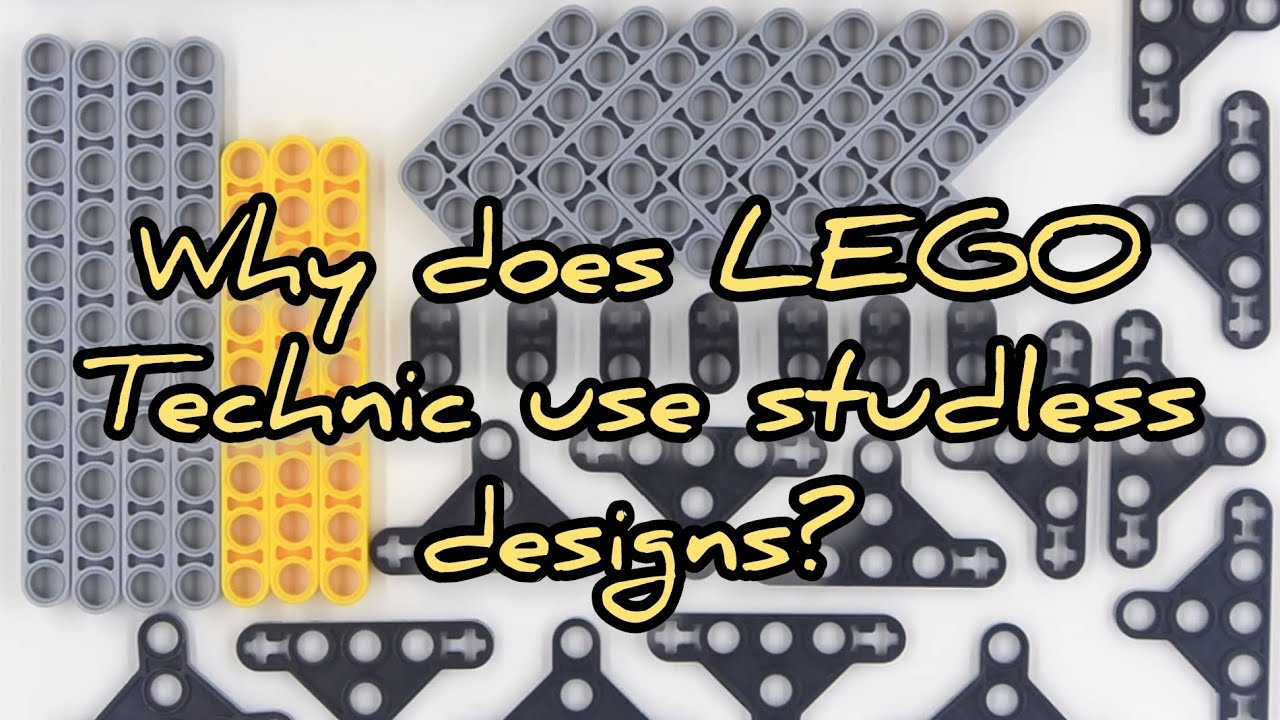 Why does LEGO Technic use studless designs? - YouTube