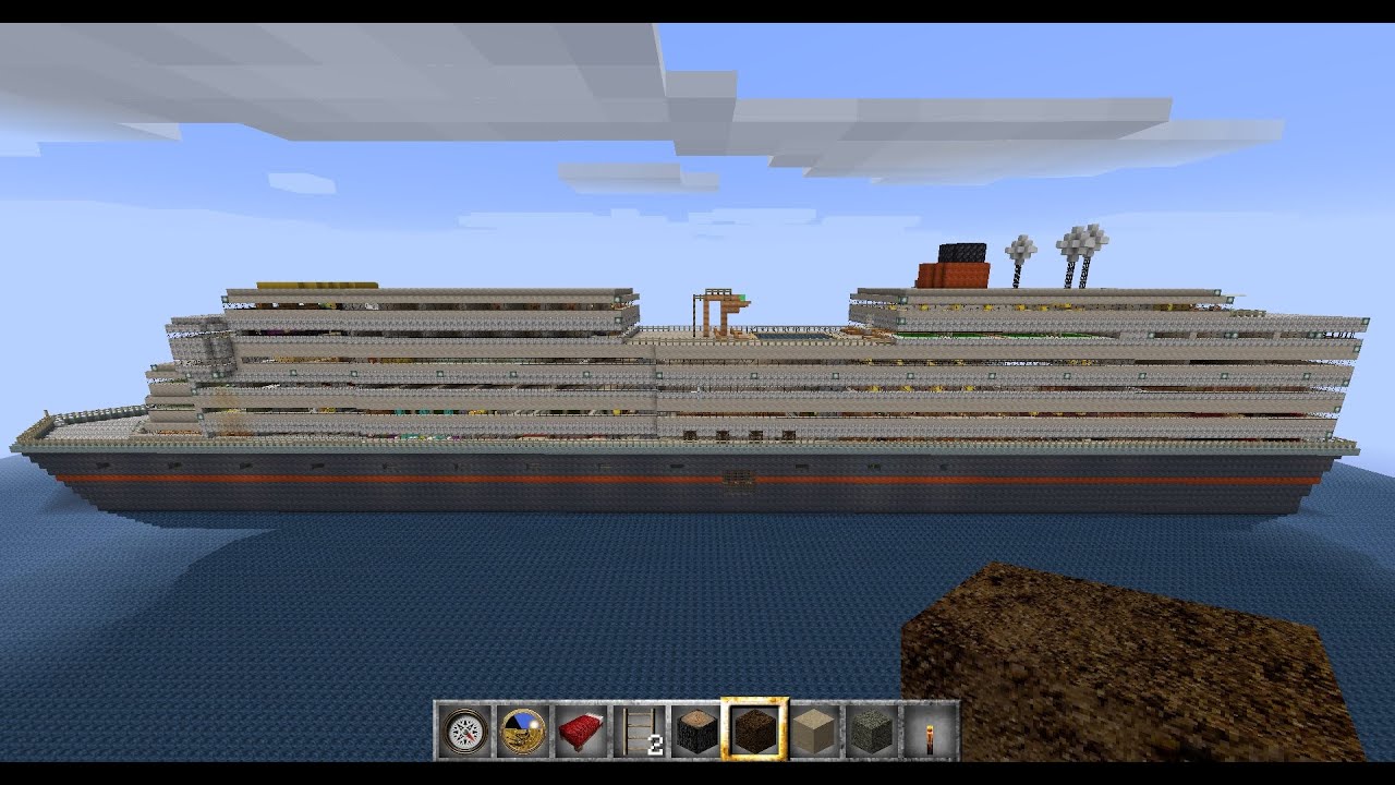 Minecraft - Lilienstein - Das Kreuzfahrtschiff Teil 1 - YouTube