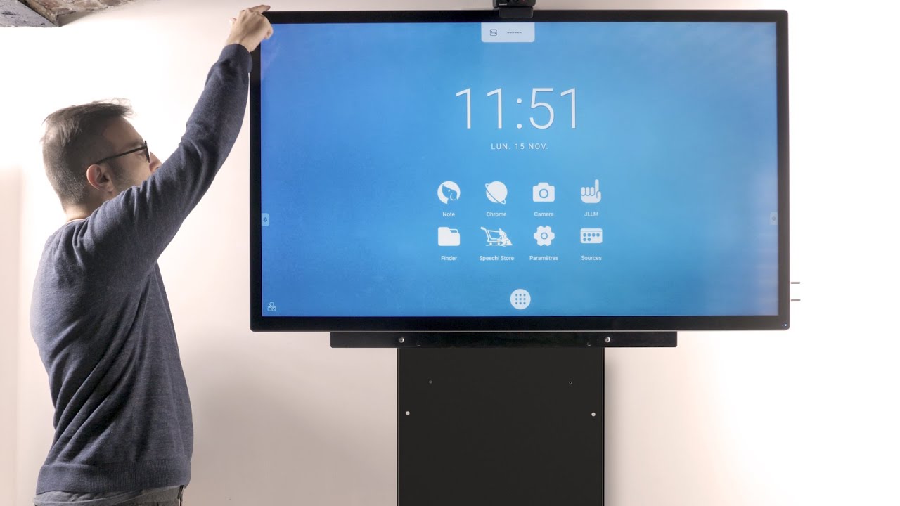 Balance Box, le support mobile pour écran interactif ajustable au doigt ...