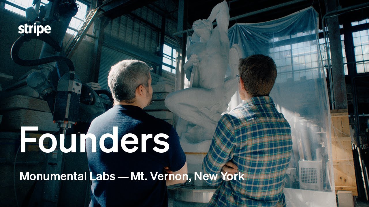 Sculpting beauty with robot-assisted stone carvings - YouTube