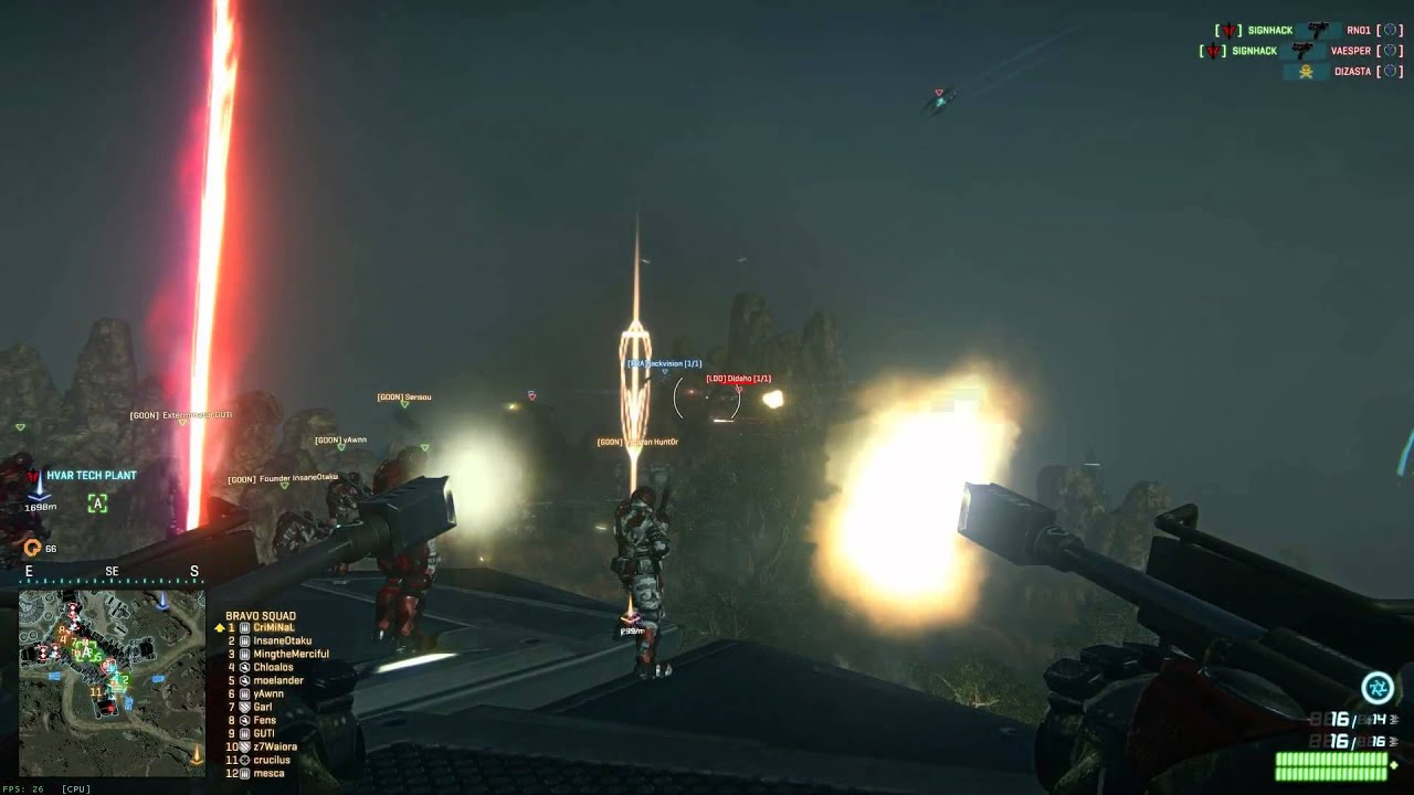 Planetside 2 Goon Brigade AA + SKEP team at HVAR Tech Plant - YouTube