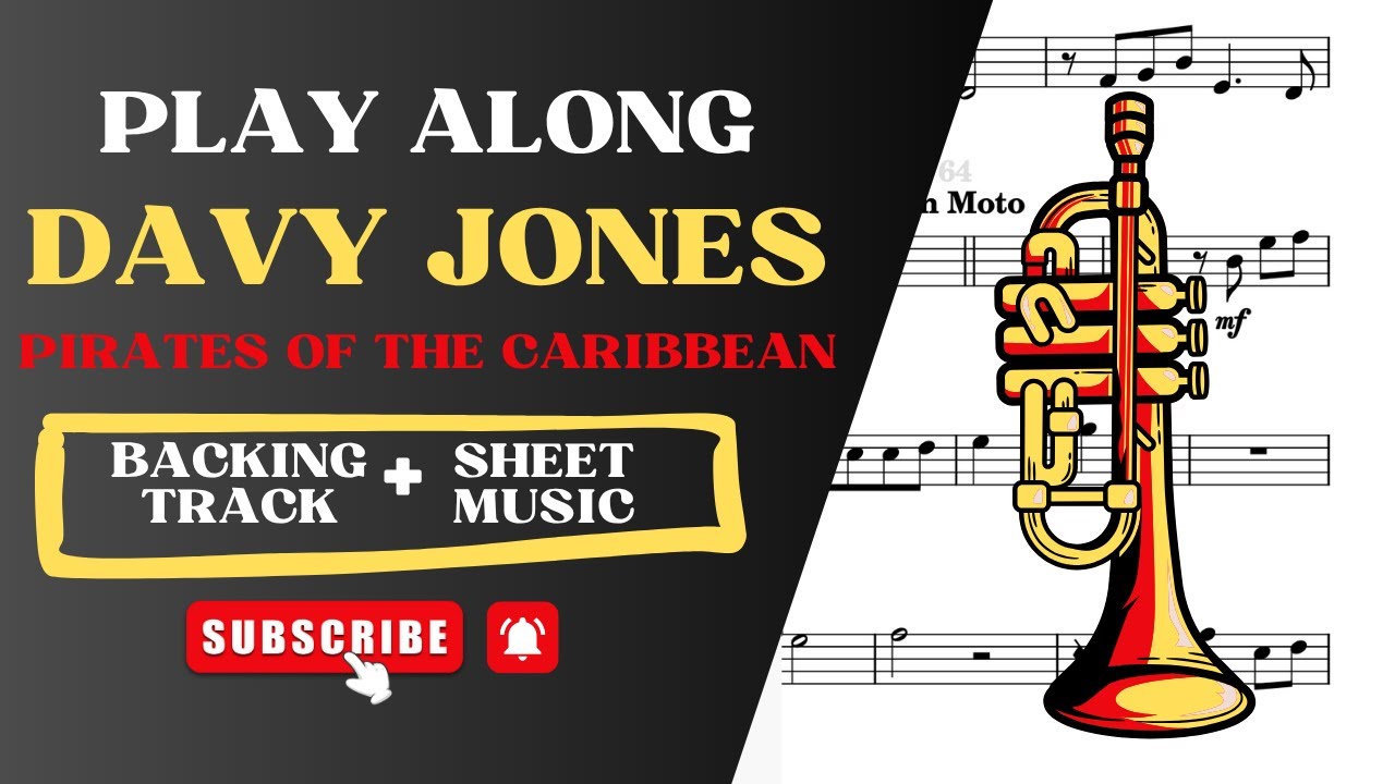 Davy Jones (Pirates of the Caribbean) Play Along on Trumpet - YouTube