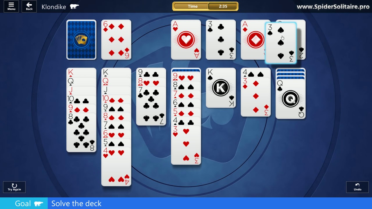 Microsoft solitaire collection expert klondike jack 70 moves - tasticzamn