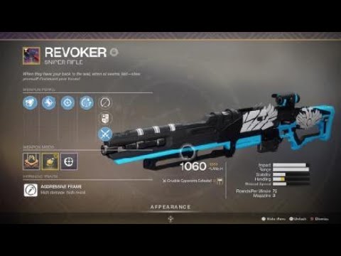 Destiny 2 finally got revoker with ornament - YouTube