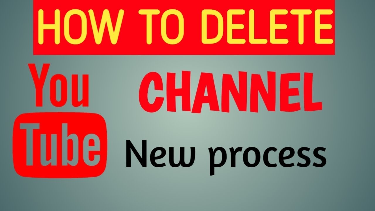 How to delete youtube channel |#youtube|#delete youtube channel|# ...