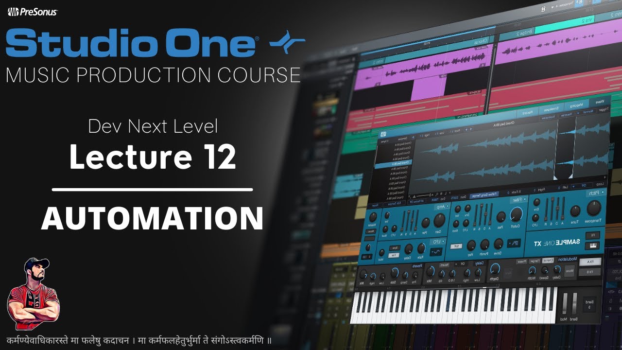 Music Production Course (HINDI) - Lecture 12 - Studio One - Automation ...